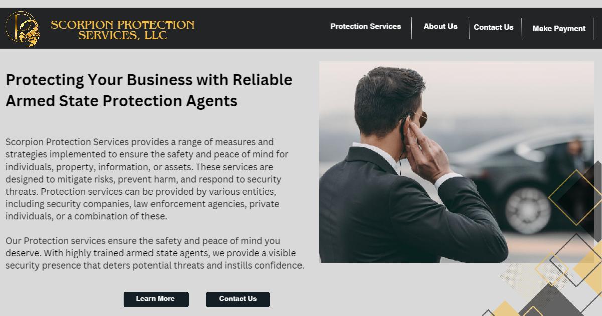 Scorpion Protection Services Home Page